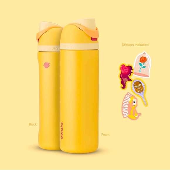 owala | Dining | Owala Belle Disney Princess Collection Freesip Yellow ...